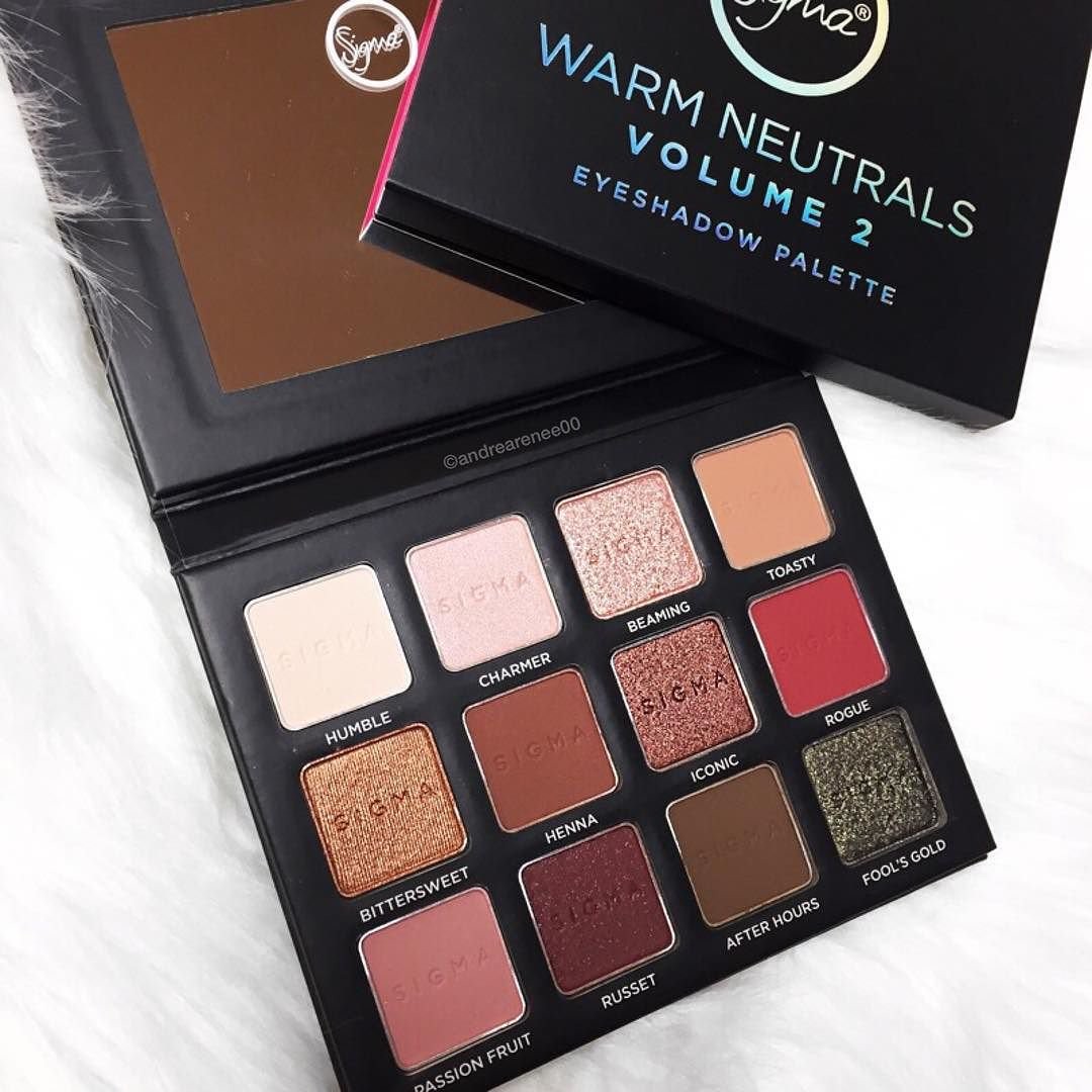 Sigma Beauty Warm Neutrals Volume 2 Palette – BlissMe